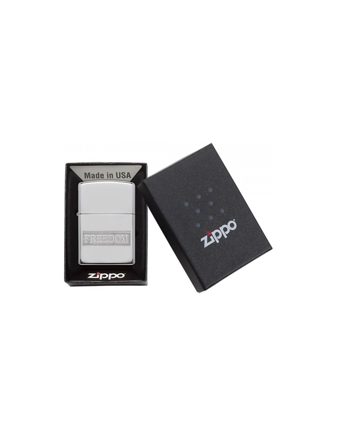 Zippo Etched Freedom
