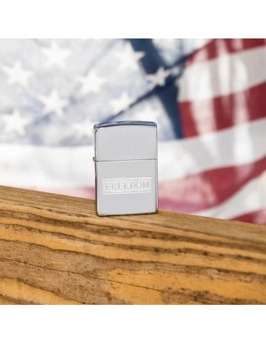 Zippo Etched Freedom
