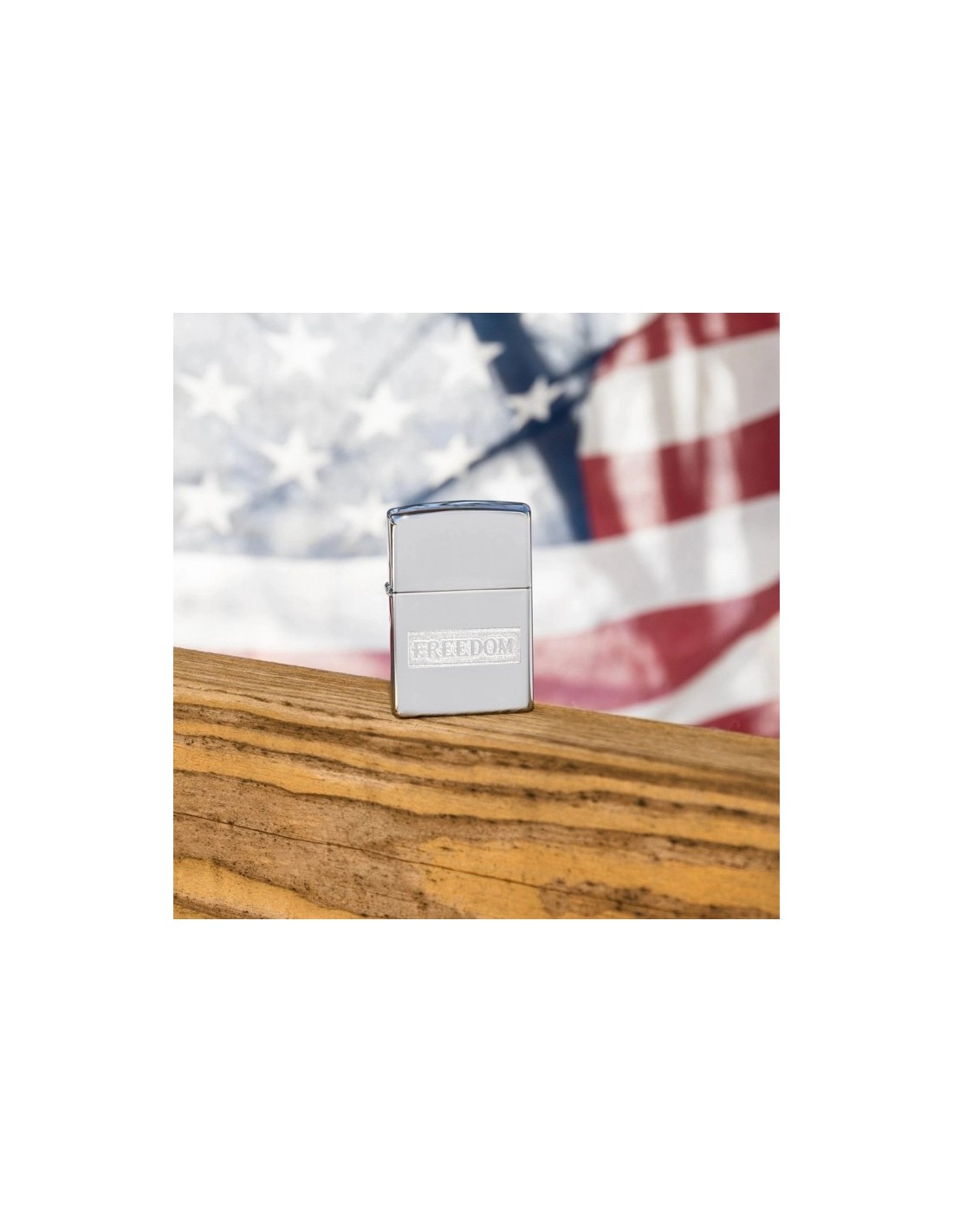 Zippo Etched Freedom