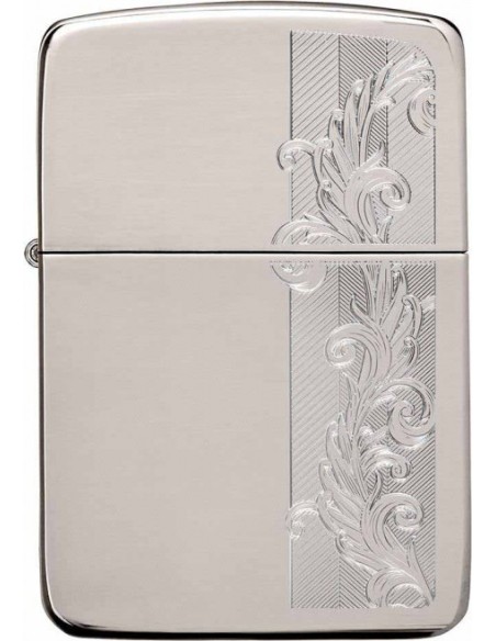 Zippo Sterling Silver Herringbone Filigree